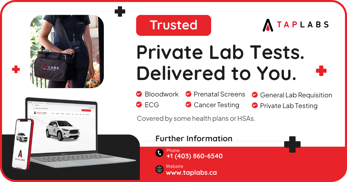 Mobile Lab Testing for Patients in Calgary | TapLabs